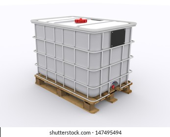 Single Ibc Container Stock Illustration 147495494 | Shutterstock