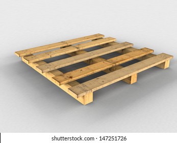 Single Pallet Stock Illustration 147251726