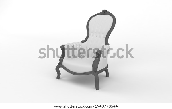 Single Sofa Chair Side View Furniture Stock Illustration 1940778544 ...