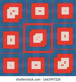 Single White Square Red Dot On Stock Illustration 1661997226 | Shutterstock