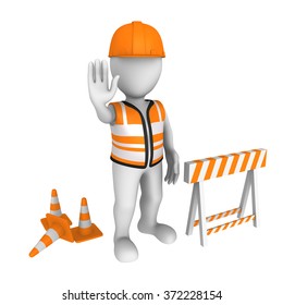 Site Under Construction Stop Stock Illustration 372228154 | Shutterstock