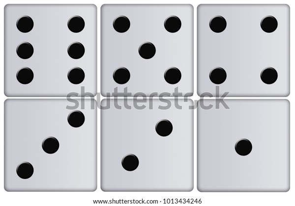 Six Faces Die Stock Illustration 1013434246 | Shutterstock