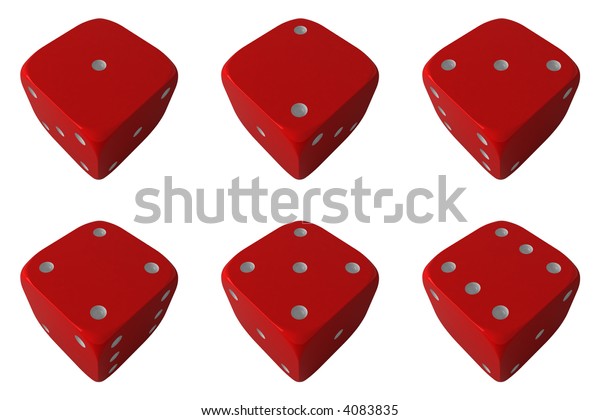 Six Position Dice Stock Illustration 4083835 | Shutterstock