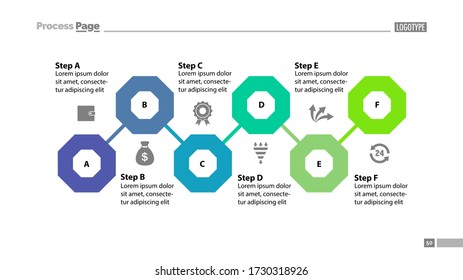 Six Steps Flowchart Design Element Chart Stock Illustration 1730318926 ...