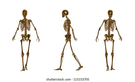 Body Alignment 3d Illustration Bad Body Stock Illustration 2124159176