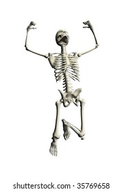 Skeleton Jumping Around 스톡 일러스트 35769658 | Shutterstock