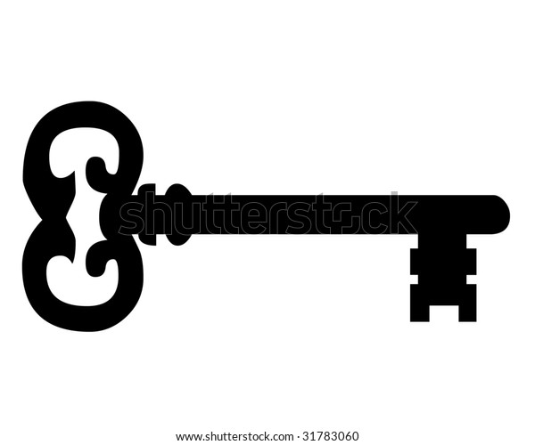 Skeleton Key Symbol Stock Illustration 31783060 | Shutterstock