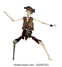 Skeleton Pirate Stock Illustration 161497211 | Shutterstock
