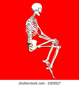 2,652 Human skeleton sitting Images, Stock Photos & Vectors | Shutterstock