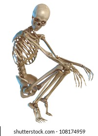 Skeleton Thinking Stock Illustration 108174959 | Shutterstock