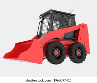 578 Skid loader white background Images, Stock Photos & Vectors ...