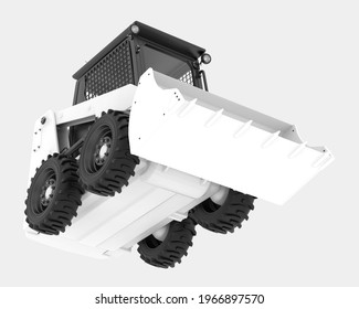 578 Skid loader white background Images, Stock Photos & Vectors ...