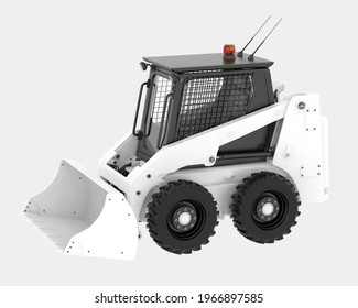 578 Skid loader white background Images, Stock Photos & Vectors ...