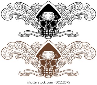 Skull Crest: ilustración de stock 30112075 | Shutterstock