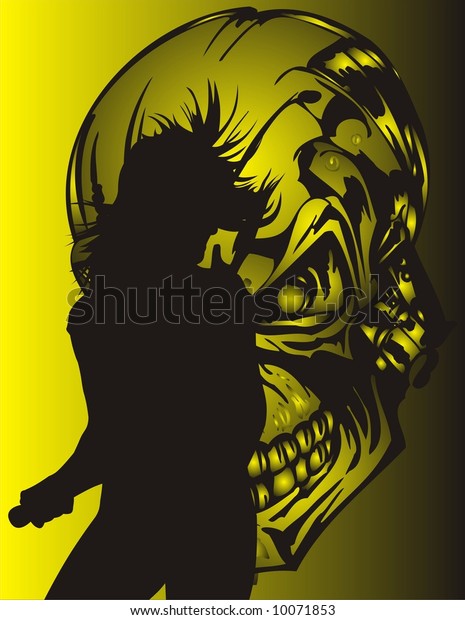 Skull Singer Stock Illustration 10071853 | Shutterstock