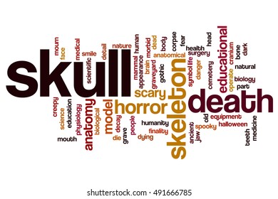 Skull Word Cloud Concept Stock Illustration 491666785 | Shutterstock
