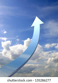 Arrows Sky Blue Stock Illustration 168094043 | Shutterstock