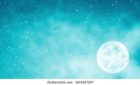 Sky Moon Night Effect Background Stock Illustration 1819247207 ...