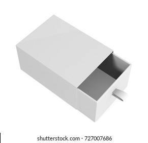 Two Blank Boxes One Lid Another Stock Illustration 562937134