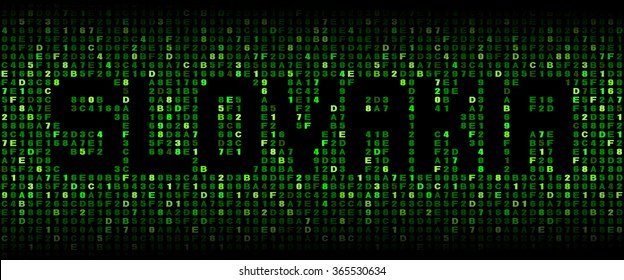 Slovakia Text On Hex Code Illustration 库存插图 365530634 | Shutterstock