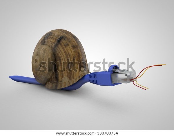 Slow Internet Concept Stock Illustration 330700754 | Shutterstock