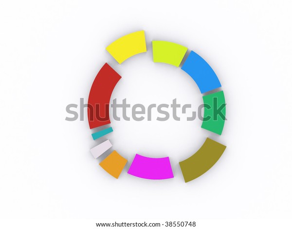 Small Chart On White Screen Stock Illustration 38550748 | Shutterstock