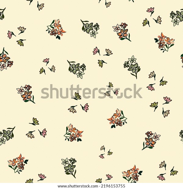 Small Flower Leaf Hand Drawn Concept Stock Illustration 2196153755 ...
