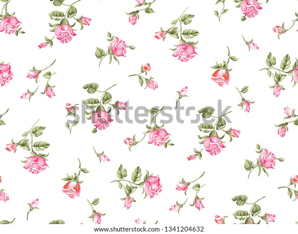 Small Flower Pattern Design Stock Illustration 1341204632 | Shutterstock