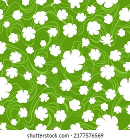 Small Native Flowers Dotted Seamless Pattern Stock Illustration ...