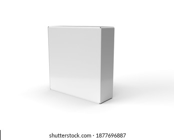 Small Square Box Packaging 3d Mockup Stock Illustration 1877696887 ...