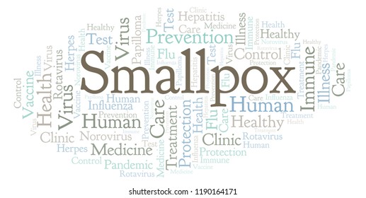 Smallpox Word Cloud Made Text Only Stock Illustration 1190164171 ...