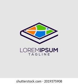 Smart Book Map Logo Design Stock Illustration 2019375908 | Shutterstock