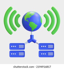 Smart Global Data Center System Internet Stock Illustration 2194916817 ...