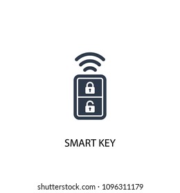 Smart Key Icon Simple Element Illustration Stock Vector (Royalty Free ...