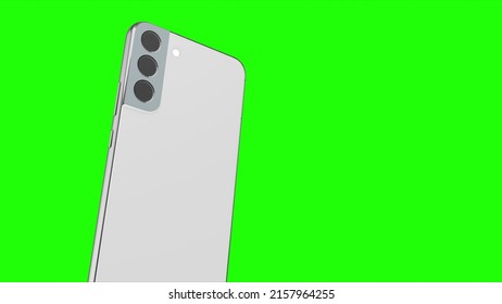 Smartphone Green Screen Marks Tracking Phone Stock Illustration ...