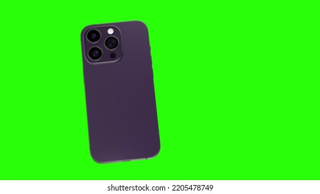 Smartphone Green Screen Marks Tracking Phone Stock Illustration ...