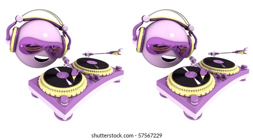 Smiley Dj Stock Illustration 57567229 | Shutterstock