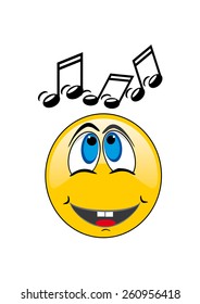 Smiley Face Icon Stock Vector (Royalty Free) 259994090
