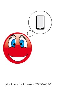 Smiley Face Icon Bitmap Stock Illustration 260956466 | Shutterstock