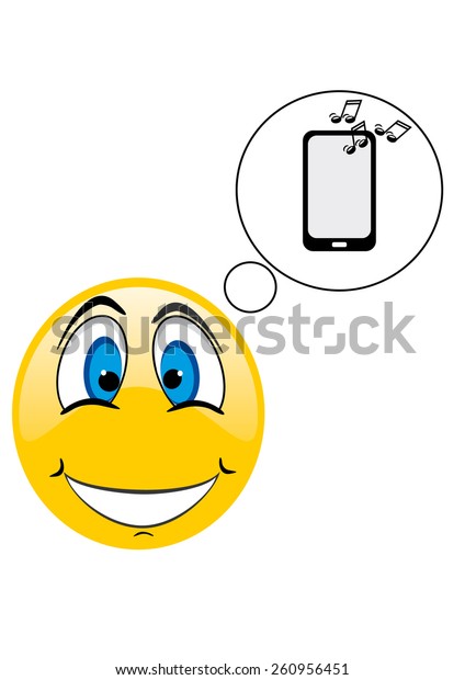 Smiley Face Icon Bitmap 스톡 일러스트 260956451 | Shutterstock