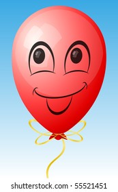 Smiling Balloon Stock Illustration 55521451 | Shutterstock
