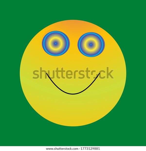 Smiling Face Design Multipurpose Use Stock Illustration 1773129881 ...