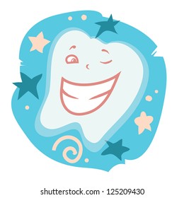 Smiling Tooth Stock Illustration 125209430 | Shutterstock