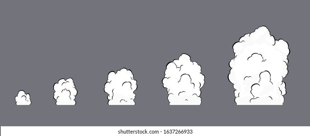 Smoke Explosion Animation Smoke Animation Explosion Stock Illustration ...