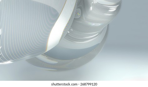 Smooth Transparent Geometry Background Refraction Reflection Stock ...