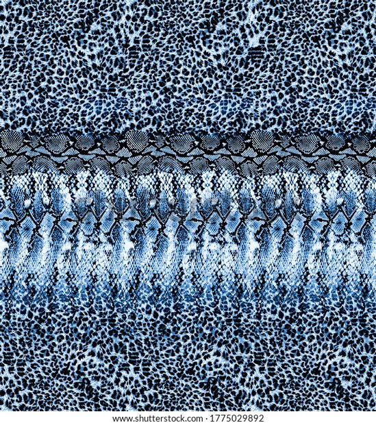 Snake Skin Pattern Texture Repeating Seamless Stock Illustration 1775029892
