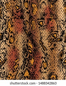 Snakeskin Leather Texture Pattern Design Stock Illustration 1488342863 ...