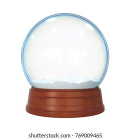 Snow Globe Isolated 3d Rendering 스톡 일러스트 769009465 | Shutterstock
