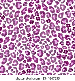 Snow Leopard Skin Seamless Pattern Beautiful 스톡 일러스트 1344847355 ...