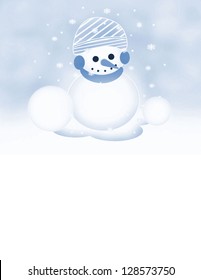 Snowman Text Stock Illustration 128573750 | Shutterstock